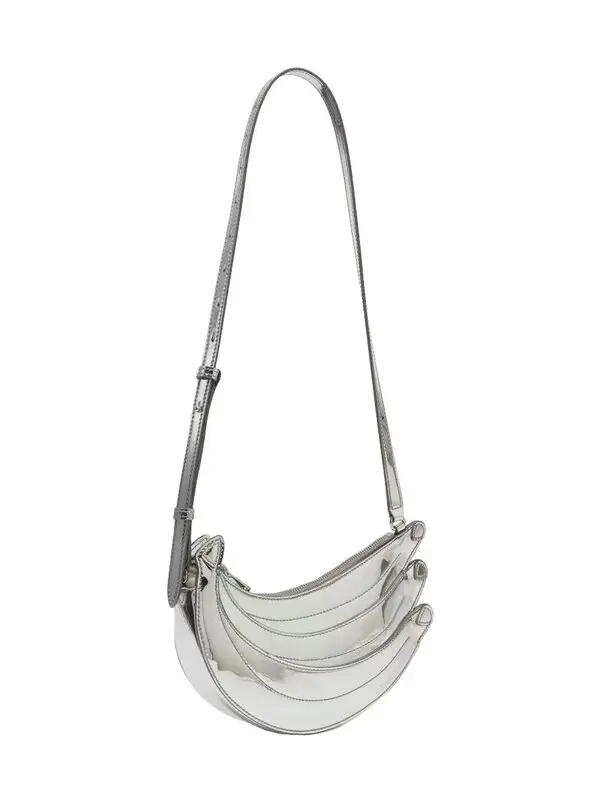 Casablanca Banana Shoulder Bag - Silver