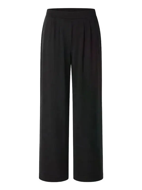 Max Mara Pleated Detail Trousers - Black