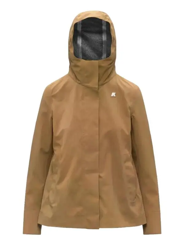 K-WAY Madalina Bonded Jersey Jacket - Neutrals