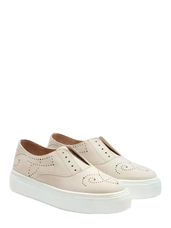Fratelli Rossetti Perforated Slip-on Sneakers - Neutrals