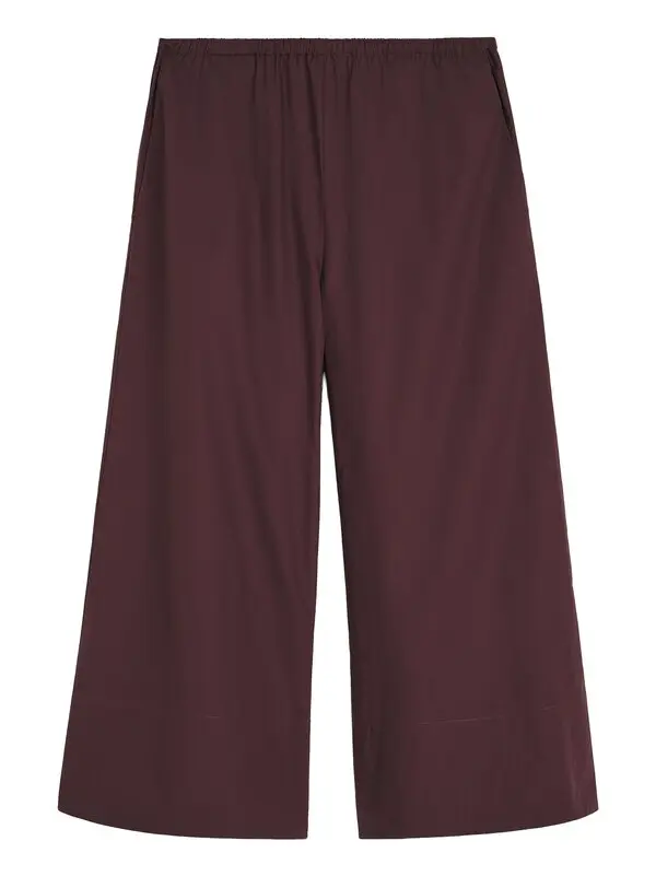 BY MALENE BIRGER Luisa High-waist Trousers - Aubergine