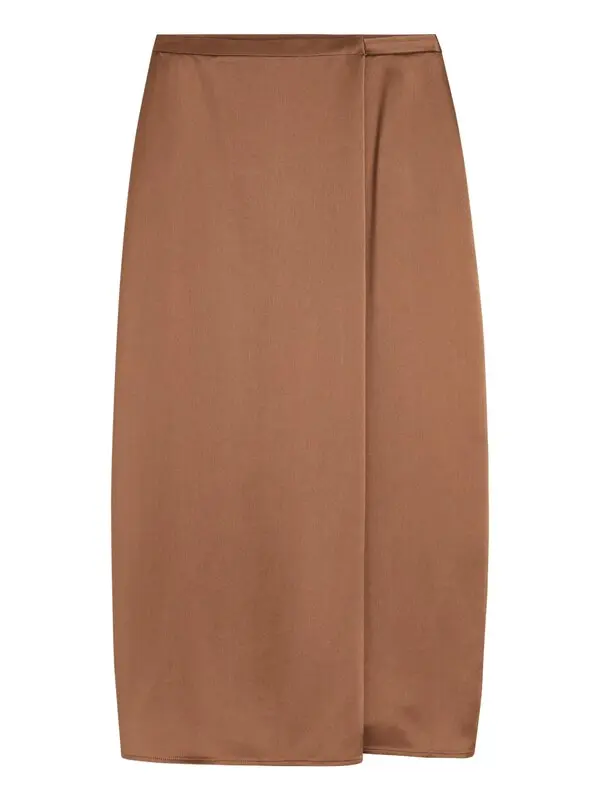 BY MALENE BIRGER Pacia Satin Maxi Skirt - Latte Brown