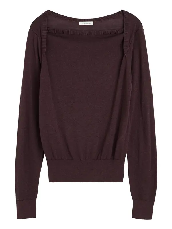 BY MALENE BIRGER Gwen Sweater - Aubergine