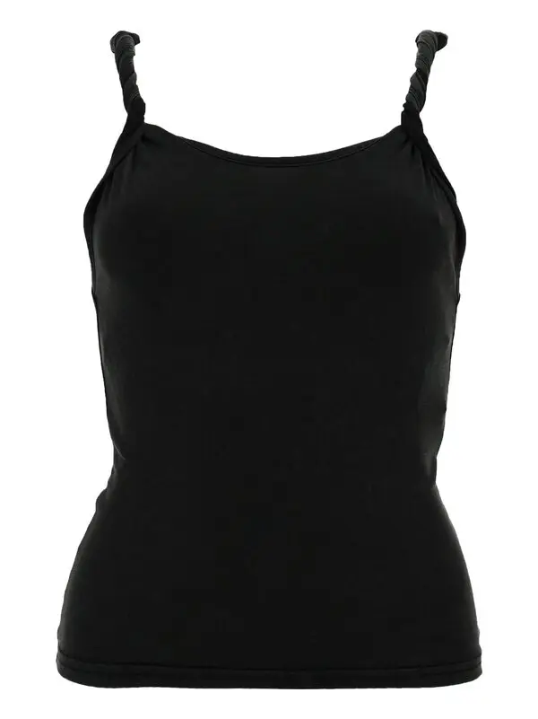 DIESEL® Tank Top With Twisted Straps - Black