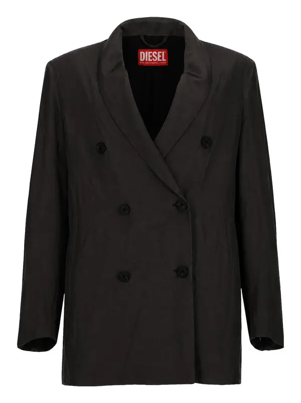 DIESEL® Fluid Viscose Blazer - Grey
