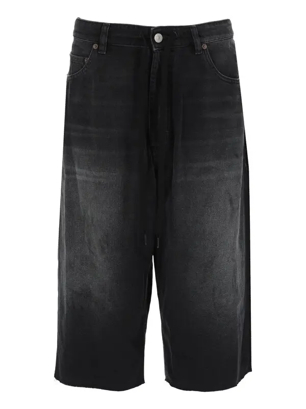 MAISON MARGIELA Denim Cotton Shorts - Charcoal