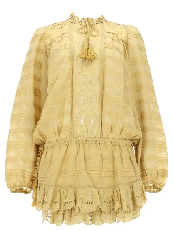 MARANT ETOILE Mini Dress - Yellow