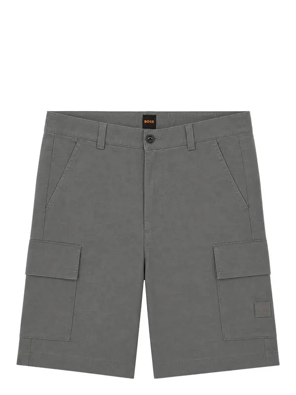 BOSS Sisla" Cargo Shorts - Grey