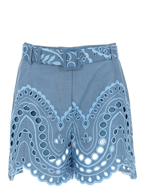 Charo Ruiz Ibiza Dune" Shorts - Baby Blue