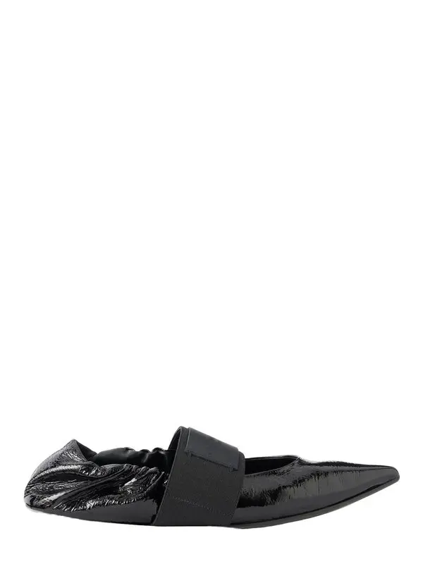 Givenchy Crush Leather Ballet Flats - Black