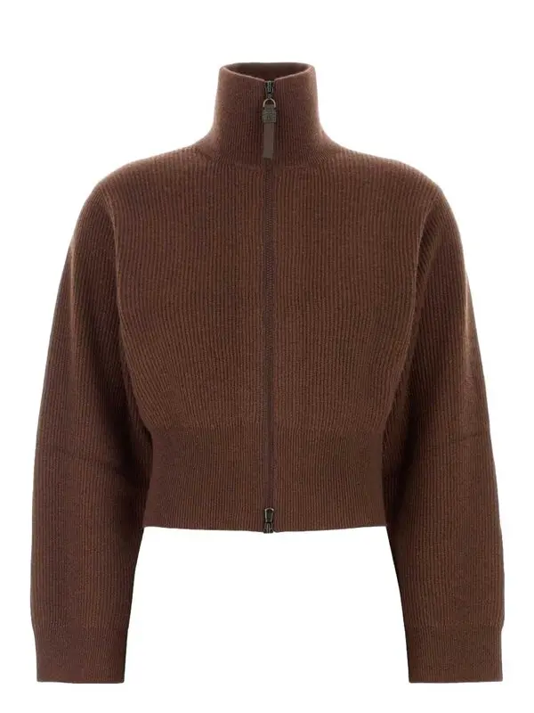 Brunello Cucinelli Cashmere Cardigan - Brown