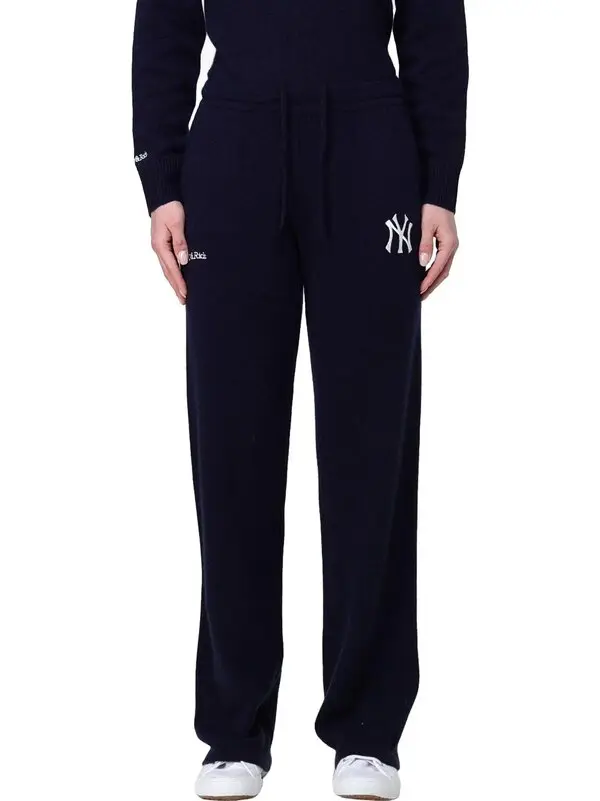 SPORTY & RICH Knitted Trousers - Blue