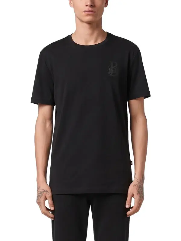 BILLIONAIRE Cotton T-shirt With Logo - Black
