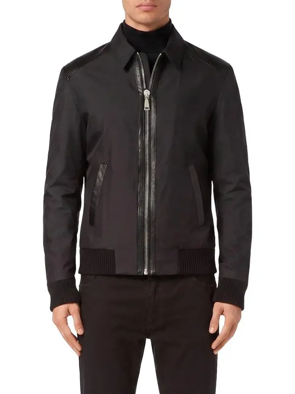 BILLIONAIRE Silk And Wool Blend Shirt Jacket - Black