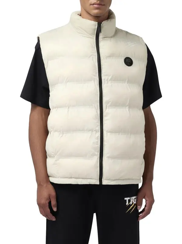 PLEIN SPORT Padded Nylon Vest - Grey