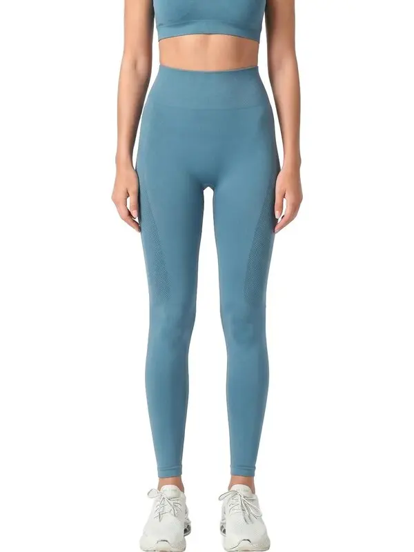 PLEIN SPORT Seamless Leggings - Gnawed Blue