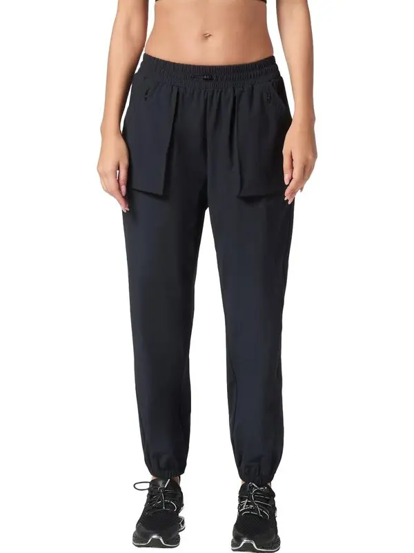 PLEIN SPORT Technical Stretch Fabric Jogging Pants - Black