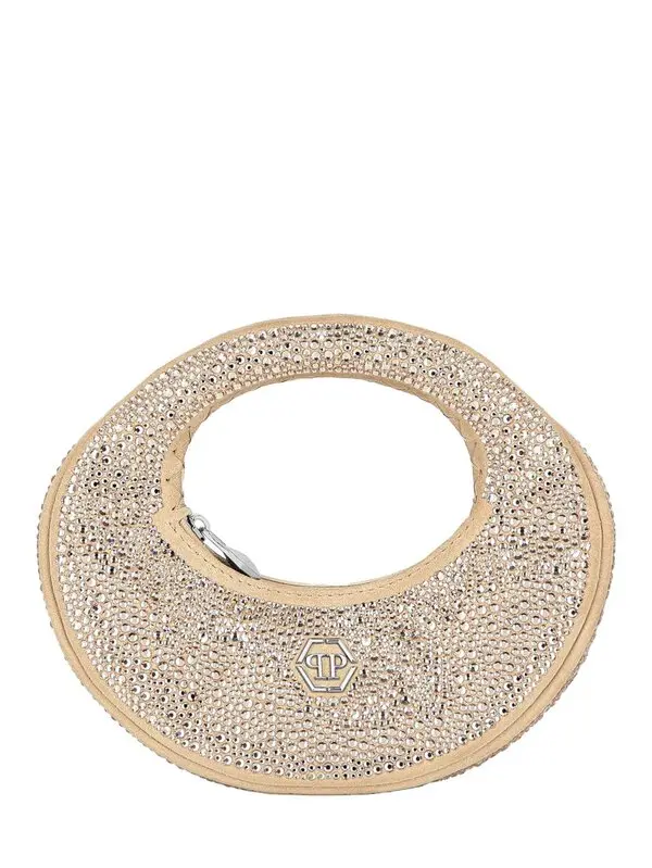 Philipp Plein Embellished Mini Bag - Beige