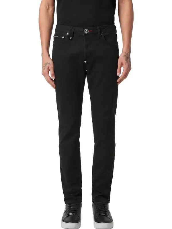 Philipp Plein Slim Fit Jeans - Black