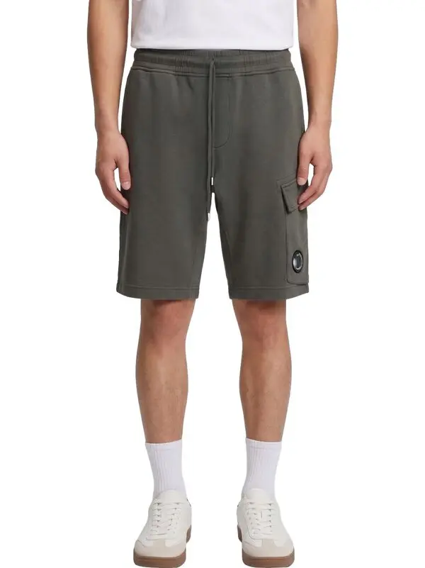 C.P. COMPANY Cotton Cargo Shorts - Charcoal