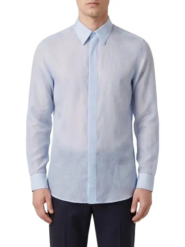 LARDINI Shirt - Blue