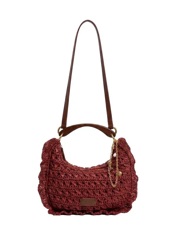 TWINSET Woven Handbag - Brown