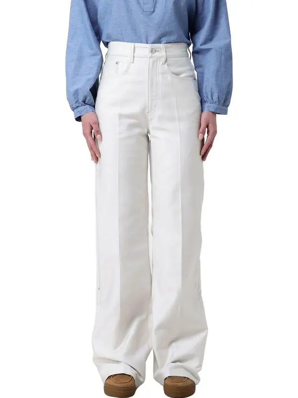 A.p.c. High-rise Wide-leg Jeans - White
