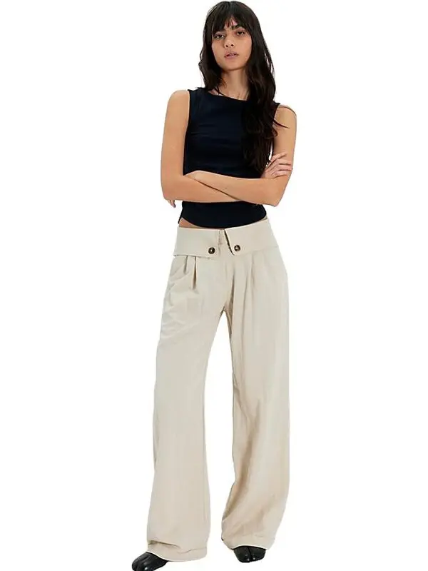 LAAGAM Leia Flow Pants - Sand