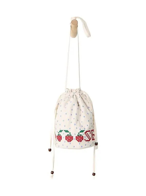 SISSEL EDELBO Babba Drawstring Bag - Organic Cotton Off White