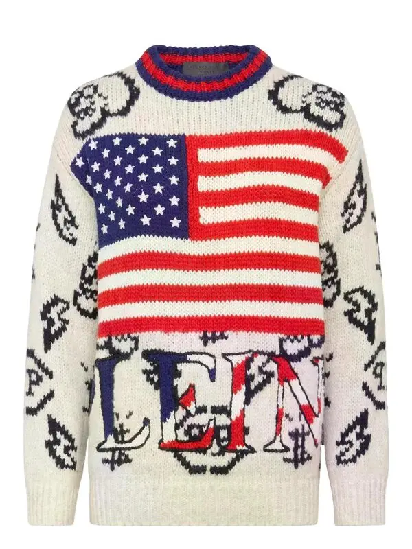 Philipp Plein Alpaca Wool Pullover - Neutrals