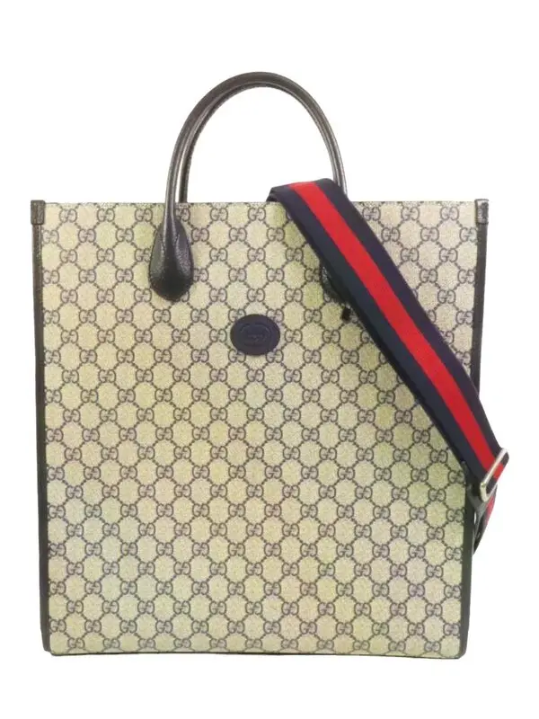 Gucci Medium Interlocking G Tote Bag - Neutrals