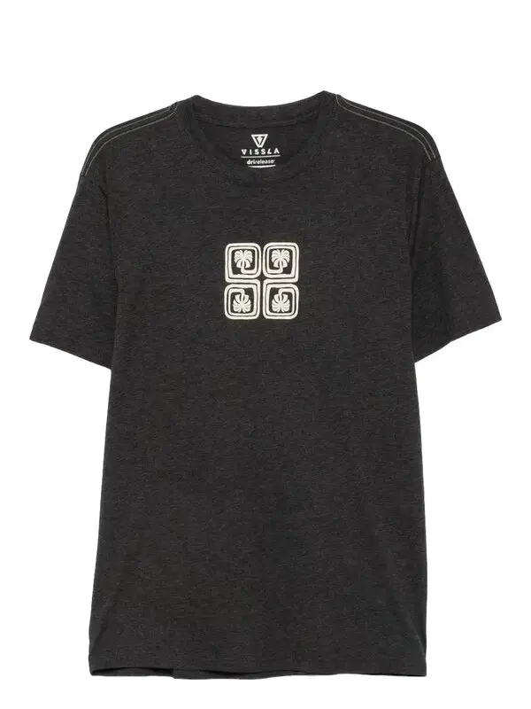 VISSLA Logo-print Short-sleeve T-shirt - Grey