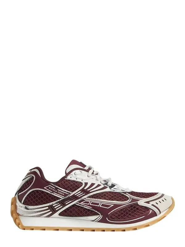 Bottega Veneta Orbitin Sneakers - Barolo/silver