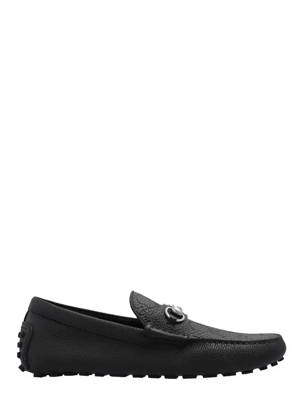 Gucci Horsebit Driver Loafers - Black