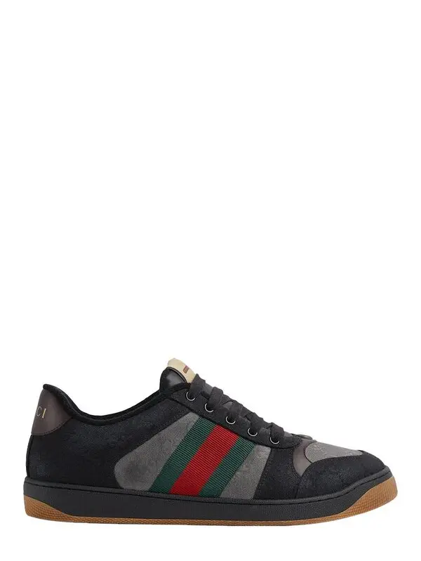 Gucci Gg Canvas Sneakers - Black