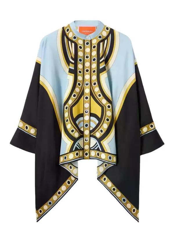 La DoubleJ Sanctuary Silk Twill Shirt - Black