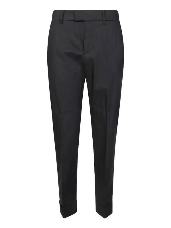 BERWICH Alice Turned-up Trousers - Black