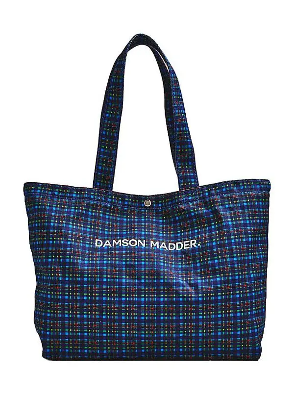 DAMSON MADDER Vela Canvas Tote Bag - Picnic Check