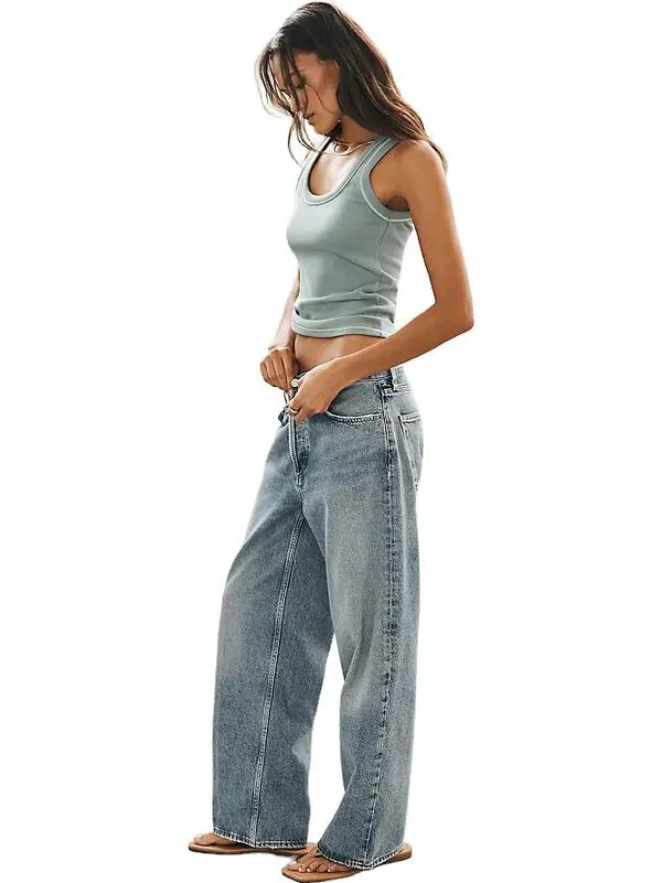 AGOLDE Arc High-rise Tapered Jeans - Brink