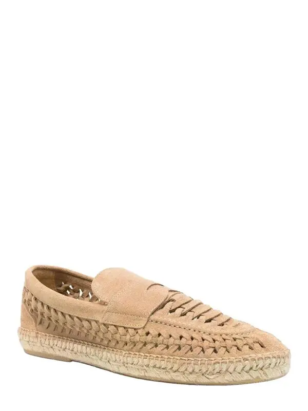 LAGOA Trenzada Woven Slip-on Espadrilles - Brown