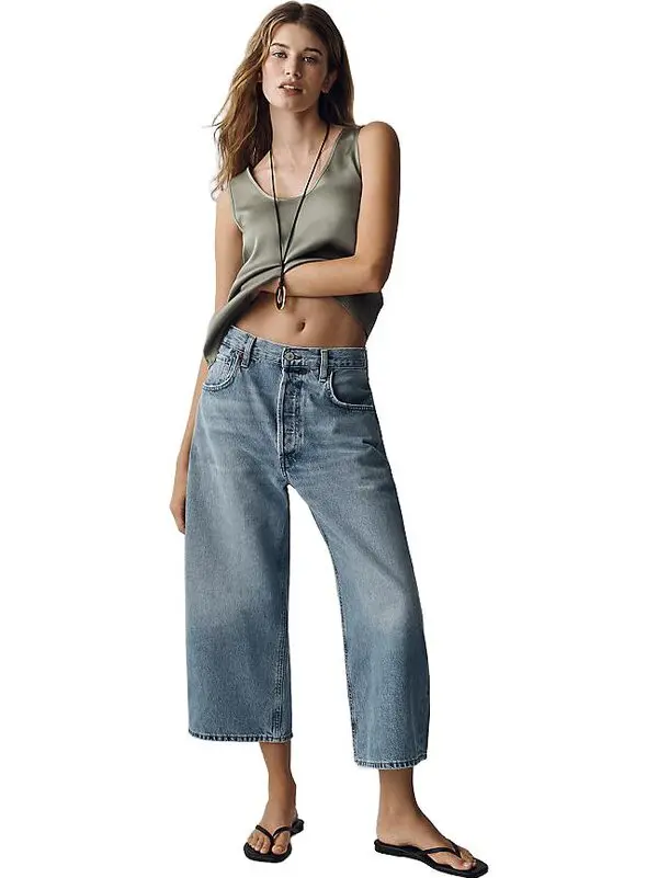 Citizens Of Humanity Vintage High-rise Culotte Jeans - Sunlit