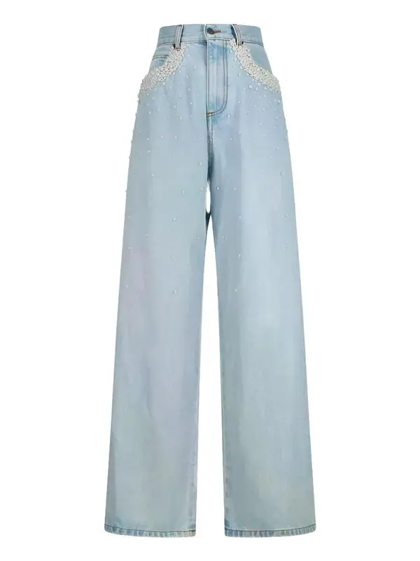 Giuseppe Di Morabito Embellished Pocket Jeans - Blue