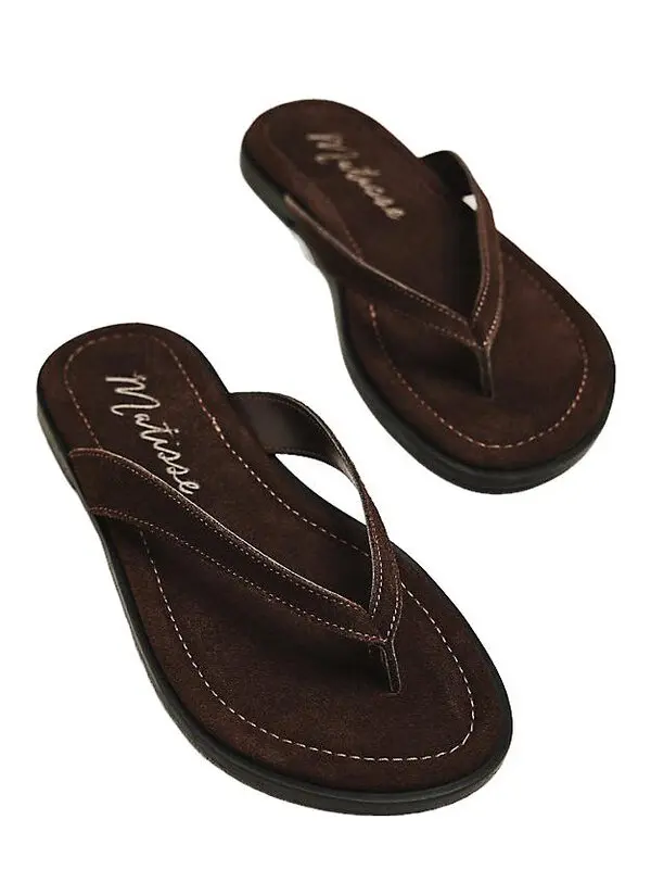 Matisse Leo Thong Sandals - Chocolate