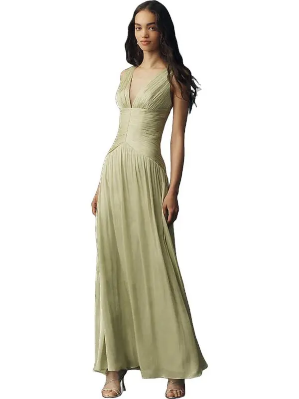 SONYA MODA Maxi Dress - Pistachio