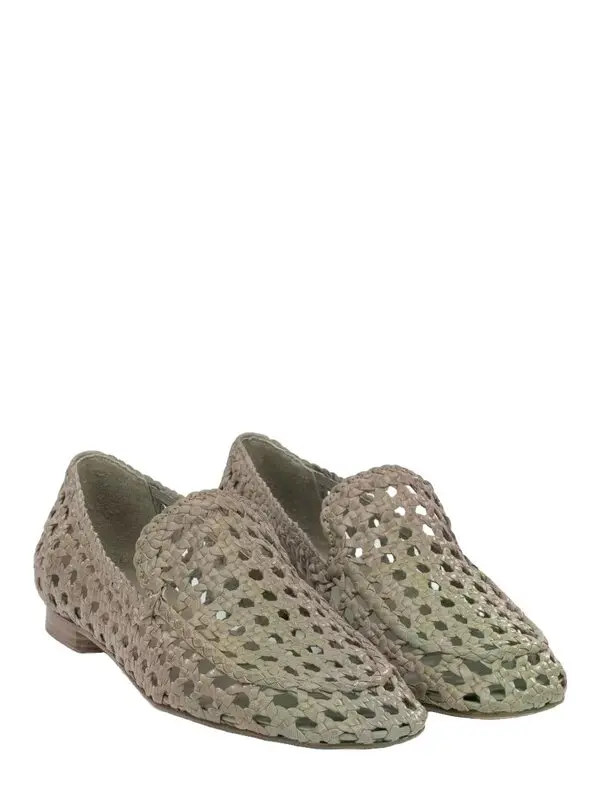 TONI PONS Woven Leather Loafers - Neutrals