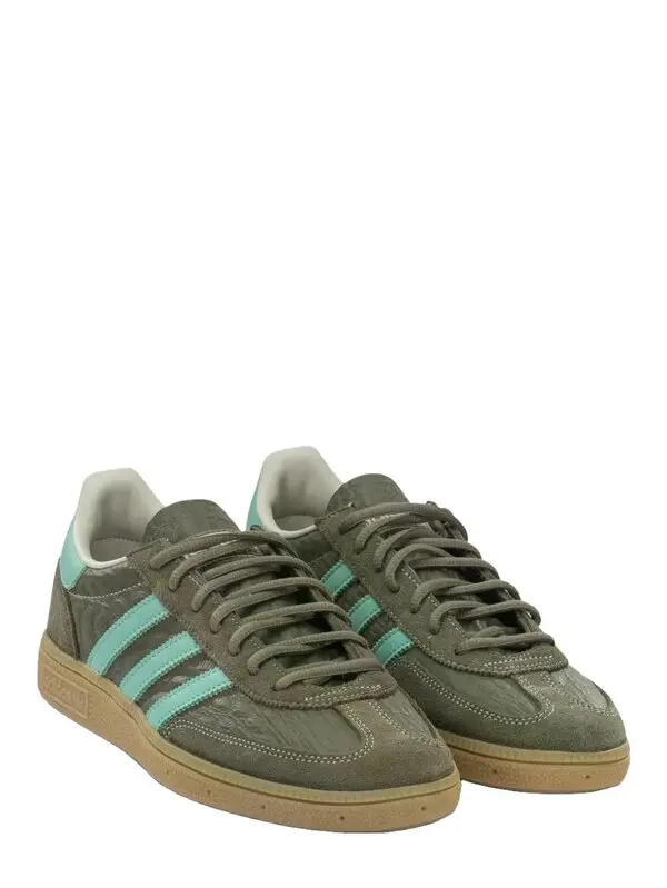 Adidas Handball Spezial Croc-effect Low-top Sneakers - Green