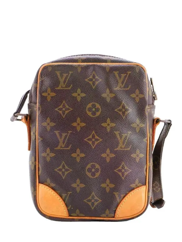 LOUIS VUITTON Danube Monogram Canvas Crossbody Bag - Brown