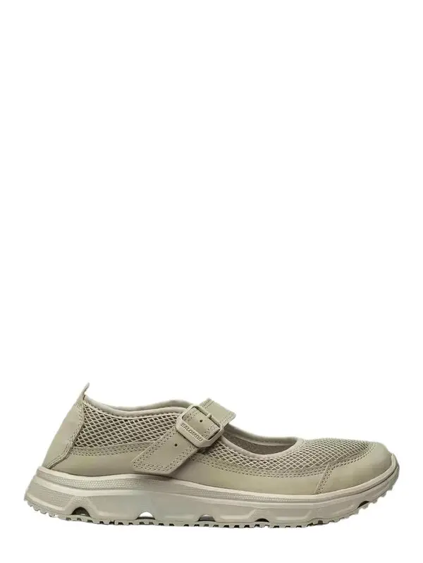 SALOMON Paneled Buckle-strap Sneakers - Neutrals