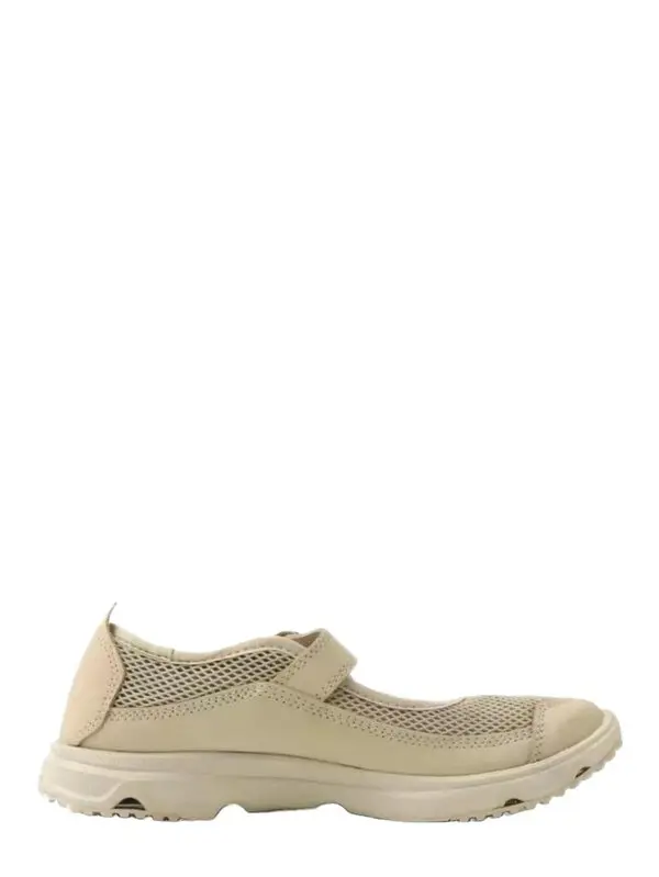 SALOMON Paneled Buckle-strap Sneakers - Neutrals