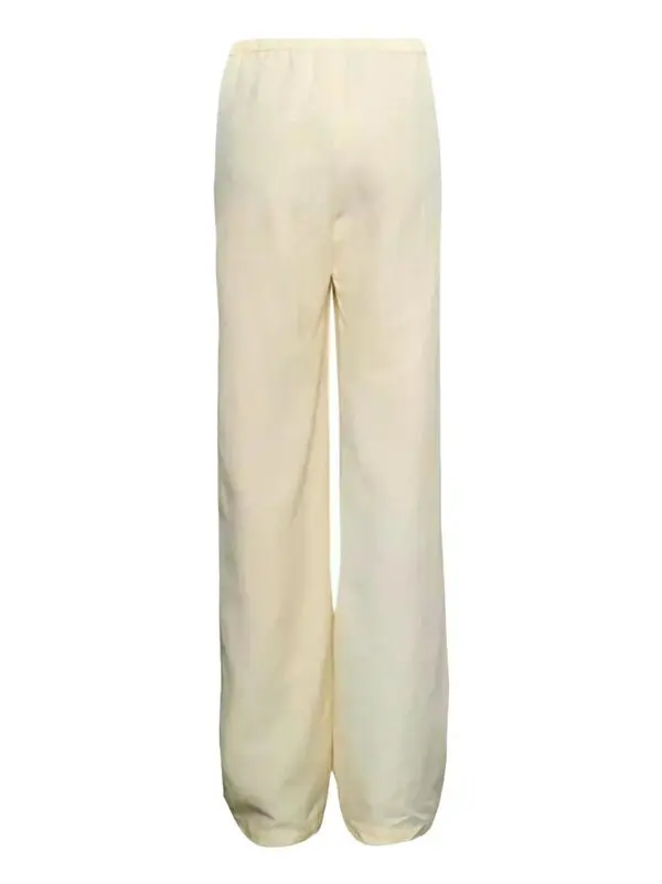 Enza Costa Cream Twill Trousers - Neutrals
